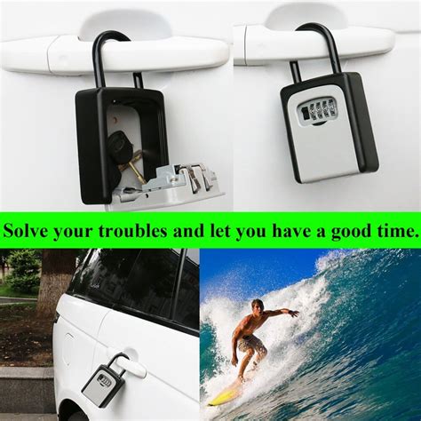 Lock Boxes Indoor Outdoor Key Lock Box Wall Mounte Grandado