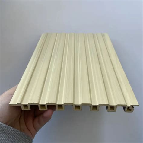 Indoor Fluted Seamless Wave Pvc Cladding Texture Spc Wpc Wall Panel