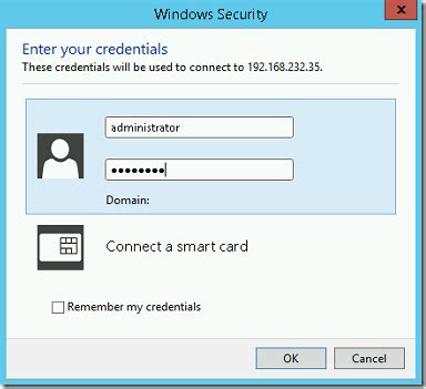 Steps To Access The Windows Server Core Through Remote Desktop
