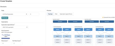 Create Pod Based Template Apstra 5 1 Juniper Networks