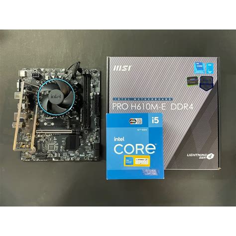 บอร์ดพร้อม Cpu Core I5 12400 มือสอง Shopee Thailand
