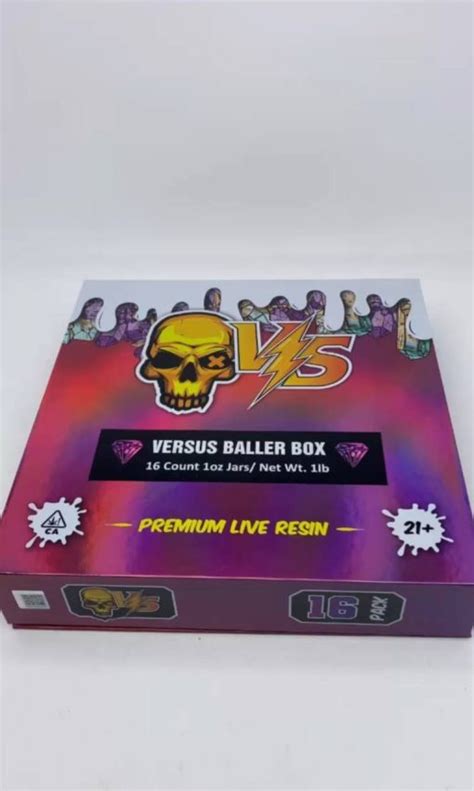 Versus Extracts Live Resin Concentrate Thc Wax 1lb Baller Box