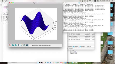 3d Plot Surface Using Matplotlib In Python Youtube