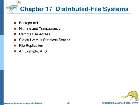 Ppt Chapter 17 Distributed File Systems Powerpoint Presentation