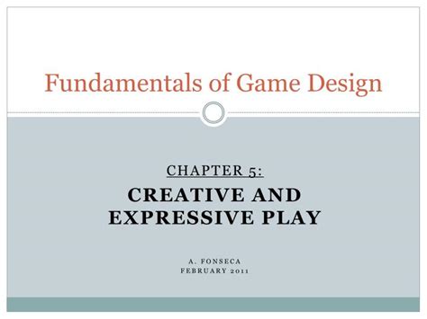 Ppt Fundamentals Of Game Design Powerpoint Presentation Free