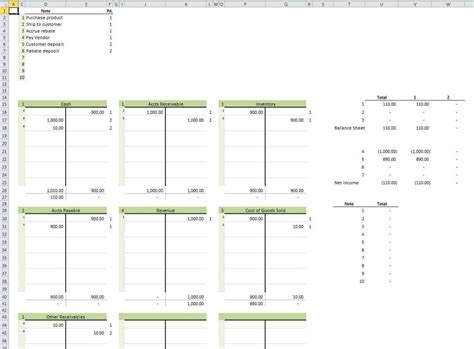 Accounting Template Excel — Db