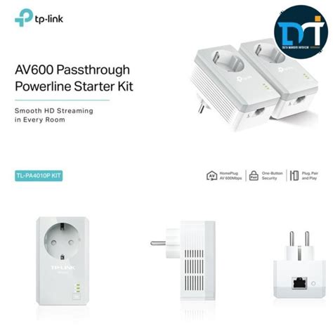 Jual Tp Link Tl Pa4010P Kit Av600 Powerline Adapter With Ac Pass Through Shopee Indonesia