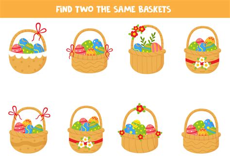 Printable Easter Baskets