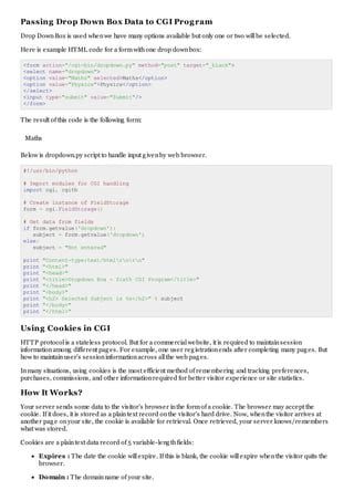 Python Cgi Programming Pdf