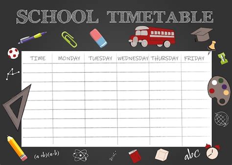 Teacher Timetable Images Free Download On Freepik