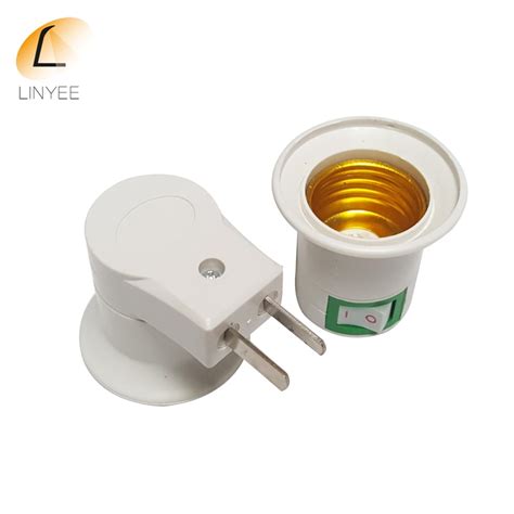 Us E27 Socket Plug With Ac 110v 220v On Off Switch Grandado