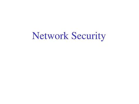 PPT Network Security PowerPoint Presentation Free Download ID