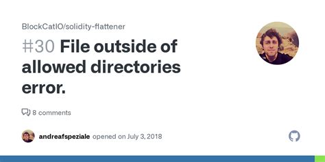 File Outside Of Allowed Directories Error · Issue 30 · Blockcatio