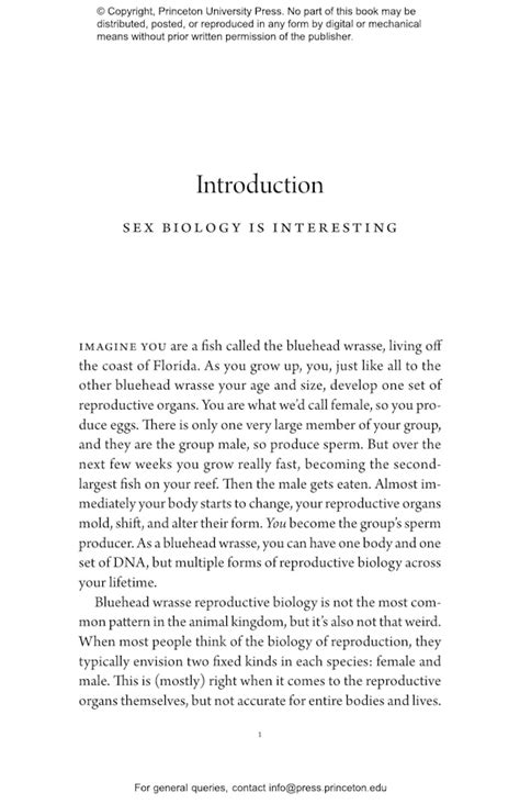 Sex Is A Spectrum Princeton University Press Sex Is A Spectrum Princeton University Press