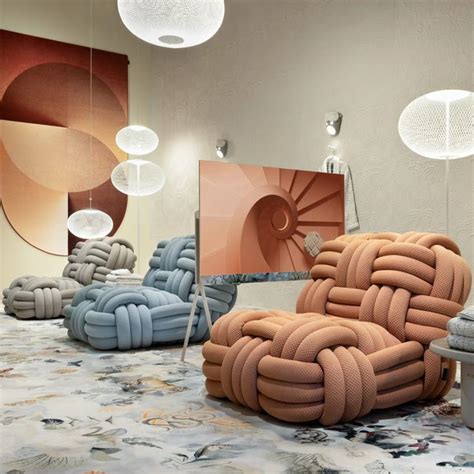 Knitty Lounge Chair Decoração Da Sala Design De Produto Decoração