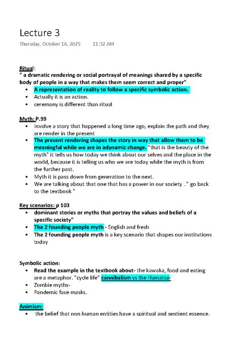 Lecture 3 Class Notes Chapter 5 Constructing Realities Studocu