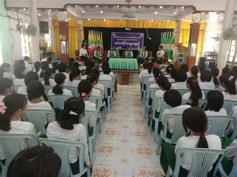 အောင်မြေသာစံခရိုင်၊ အောင်မြေသာစံမြို့နယ် အထက ၄ ကျောင်း၌ မြန်မာနိုင