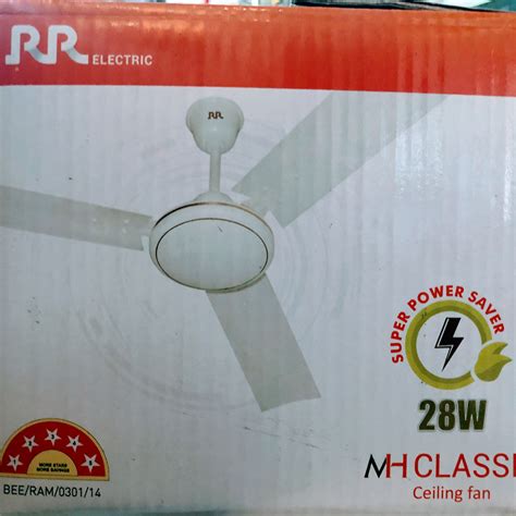 White Rr Bldc Ceiling Fan Fan Speed 350 Power 230v At ₹ 2500 Piece In New Delhi