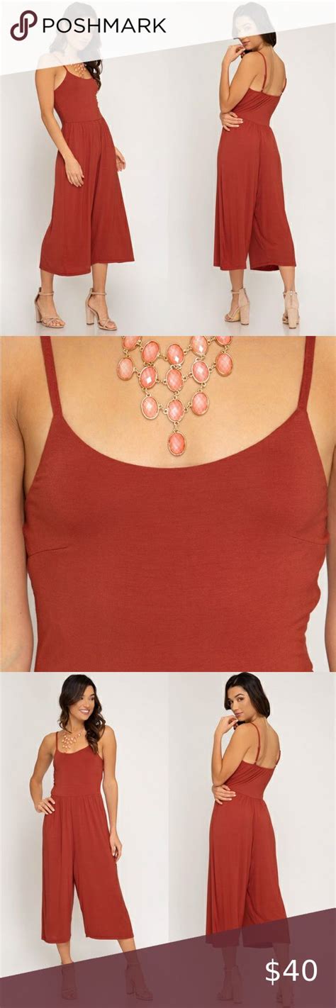Burnt Orange Rust Color Romper Jumpsuit Orange Rompers White Lace Romper Jumpsuit Romper