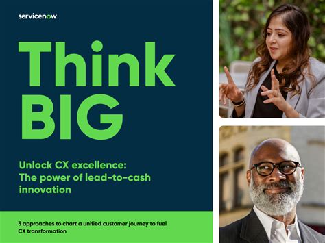 Thinkbig Unlock Cx Excellence The Power Of Lead To Cash Innovation Ittech