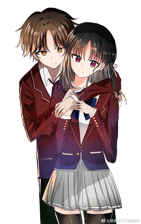 Cute Kiyotaka And Suzune Art By 想摆烂又不能摆烂 Rclassroomoftheelite