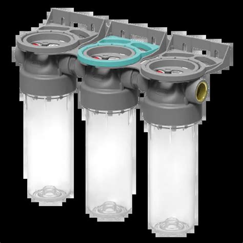 ᐉ Колба фильтра пластиковая Triplex Eco 9″ 2p 3 4″ Прозрачный • Купить в Киеве Украине • Лучшая