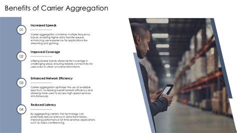 Carrier Aggregation Combining Multiple Frequency Bands Ppt Example St