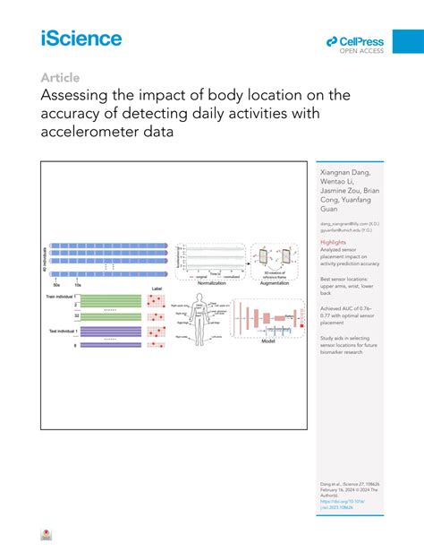 Pdf Assessing The Impact Of Body Location On The Accuracy Of
