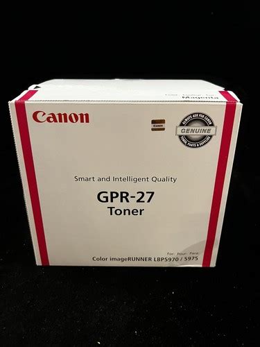 Oem Canon Gpr 27 Toner Cartridge Magenta 1 Cartridge 13803090390 Ebay