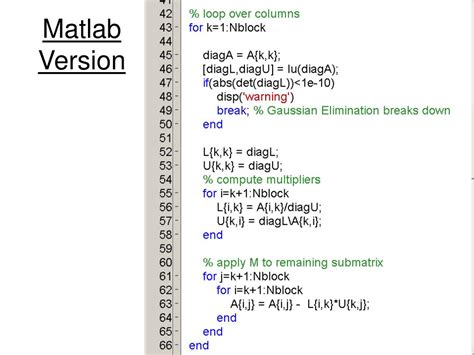 Ppt Block Lu Factorization Lecture 24 Powerpoint Presentation Free Download Id2761977