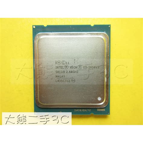 【大熊二手3c】cpu 2011 Xeon E5 2650 V2 Up3 4g 20m 8gts Sr1a8 8c16t 蝦皮購物