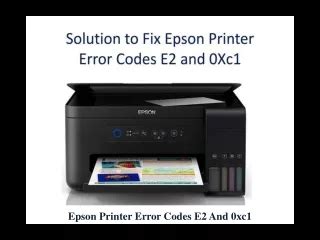 PPT Find The Epson Printer Error Codes And Solutions PowerPoint Presentation ID 11604513