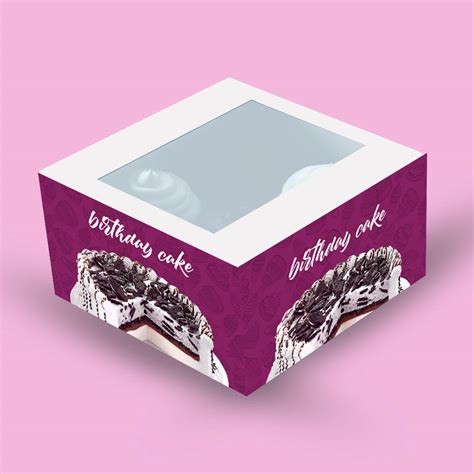 10 Printable Cake Box In Psd Photoshop Room