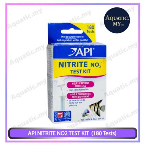 Api Nitrite No2 Test Kit 180 Tests Expired 09 2026 Shopee Singapore