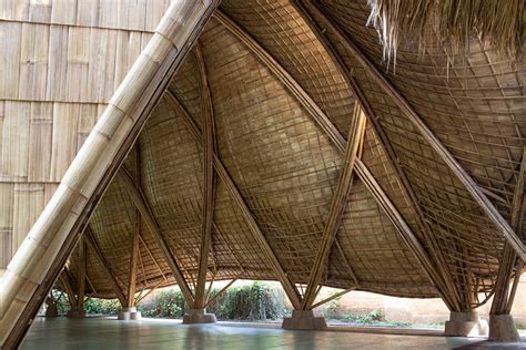 Ibuku Uses Anticlastic Gridshells To Create This Bamboo Arc School In Indonesia