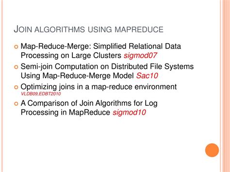 Ppt Join Algorithms Using Mapreduce Powerpoint Presentation Free