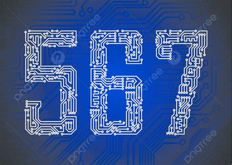 Circuit Board Letters Type Connect Chip Vector Type Connect Chip Png