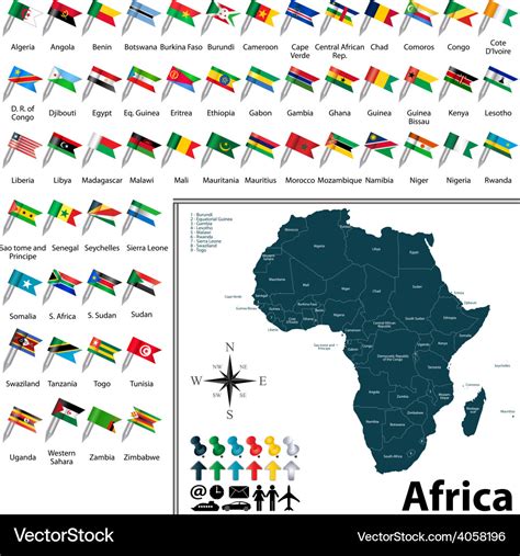 Map Of Flags In Africa At Mason Jaques Blog