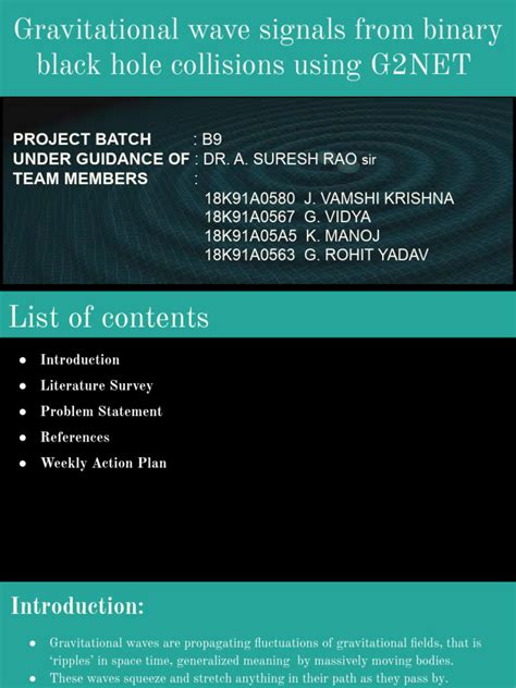 Gravitational Wave Signals From Binary Black Hole Collisions Using