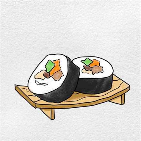 Sushi Sketch Easy