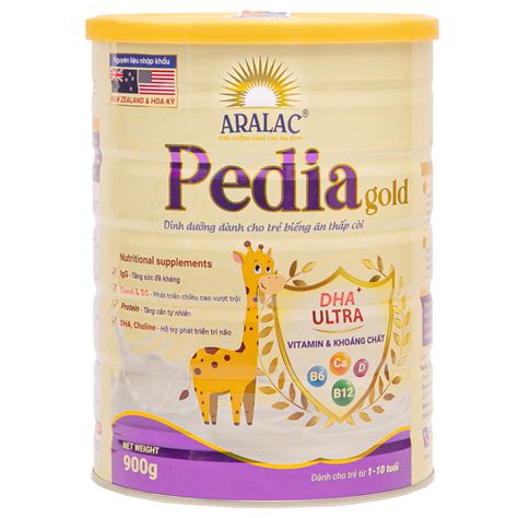 Sữa Aralac Pedia Gold 900g Origin Market