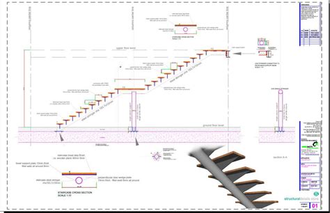 Single Chs Stringer Straight Single Flight Steel Staircase Detail Steel Stairs Staircase