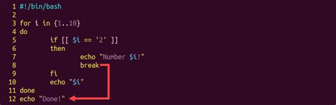 Shell Script Break Out Of For Loop Jason Baker