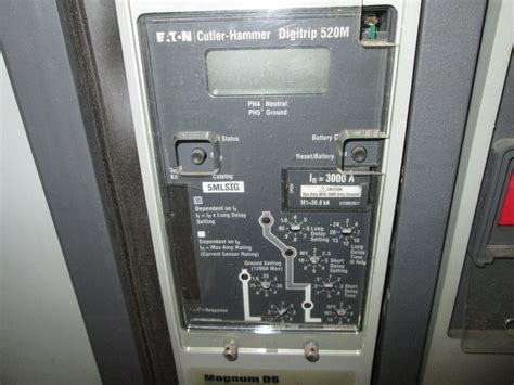 Cutler Hammer Magnum Ds Switchboard Mdsc32 3200 Amp Main Breaker