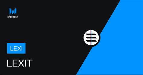 Lexit Price Lexi To Usd Research News And Fundraising Messari