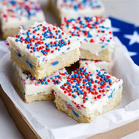 4th Of July Sugar Cookie Bars