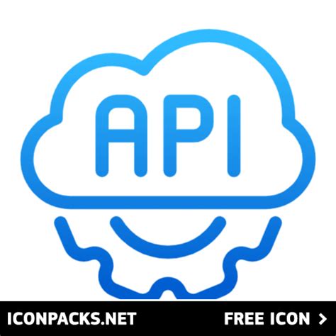 Free Api Cloud Computing Cogwheel Blue Outline Svg Png Icon Symbol
