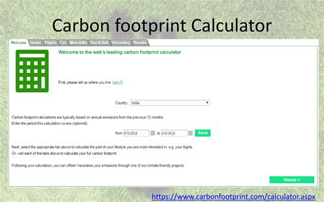 Carbon Footprint And Its Calculation Pptx