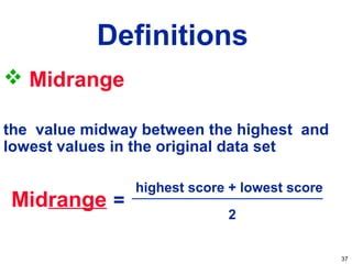 Descriptive Statistics Ppt