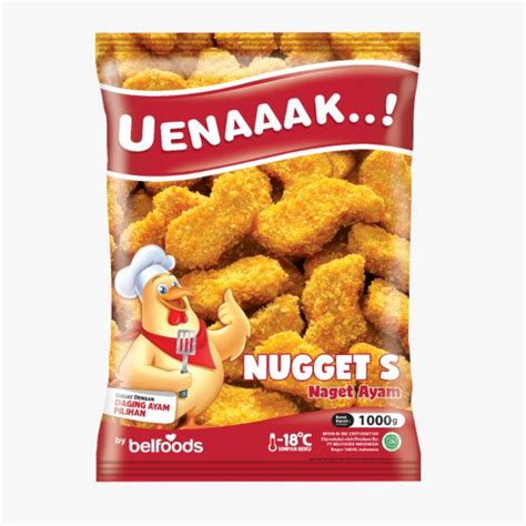 Jual Naget Nuget Ayam Uenak Belfoods Frozen Food 1000gr 500gr 250gr Shopee Indonesia